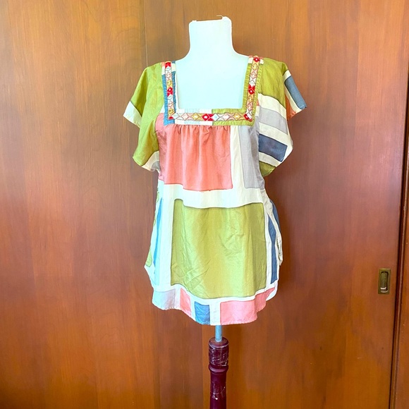 Akemi & Kin | Tops | Akemi Kin Silk Top | Poshmark